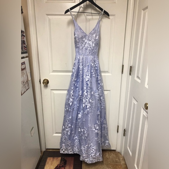 BCX | Dresses | Bcx P Femme Floral Satin Look Formal Dress | Poshmark